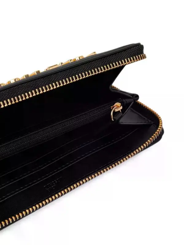 Moschino Logo-plaque Zip-around Wallet