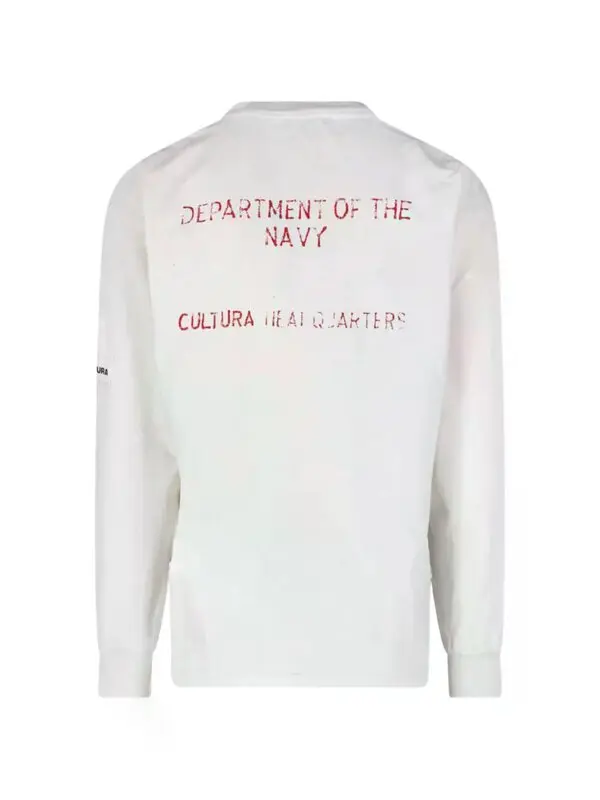 CULTURA Logo-patch Long-sleeved T-shirt