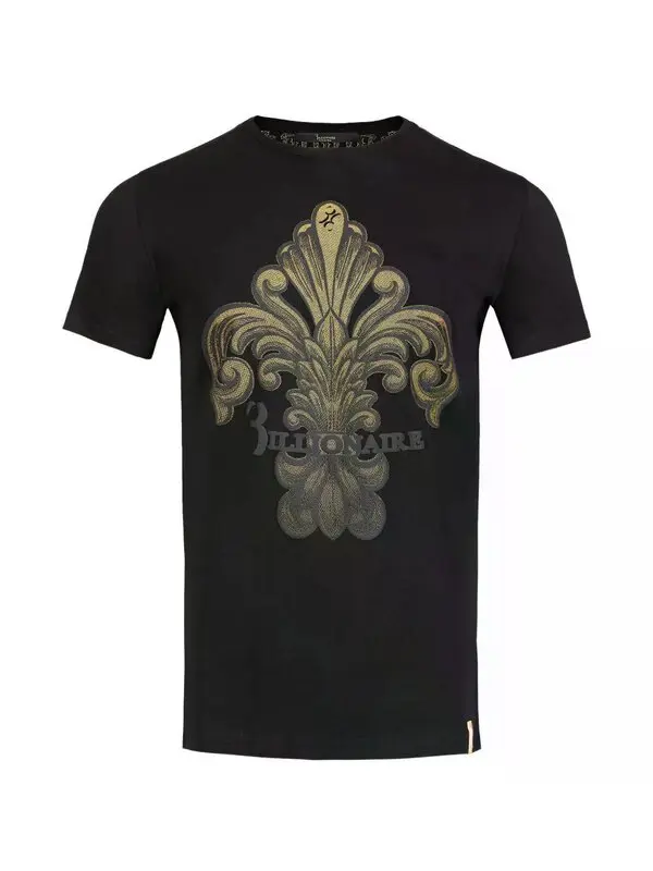 BILLIONAIRE Mannie Fleur-de-lis Print T-shirt