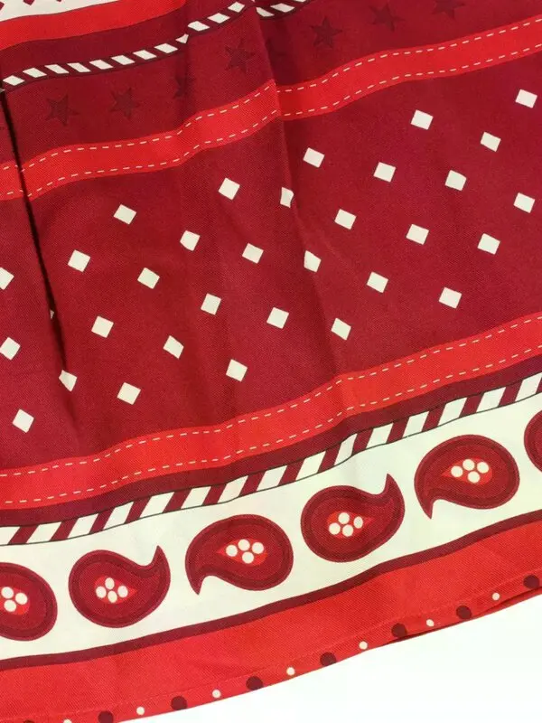 Hermès 2010s Silk Midi Skirt