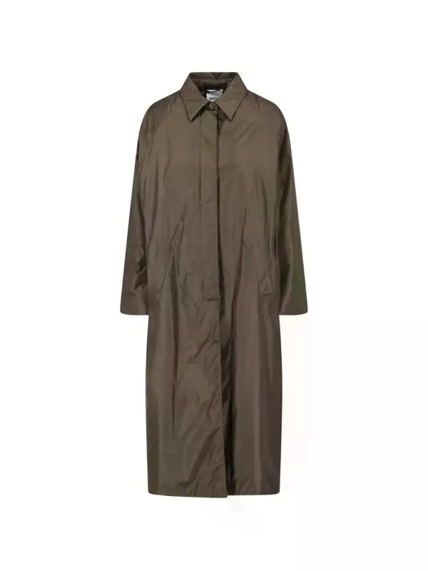 Aspesi Belted Raglan-sleeve Trench Coat - Brown