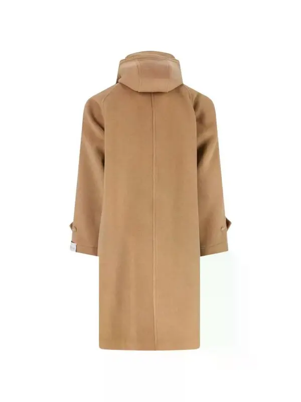 Caruso Foscari Hooded Button-up Coat