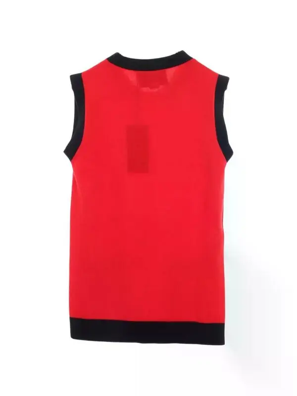 Gucci 2020s Contrast-trim Knitted Vest