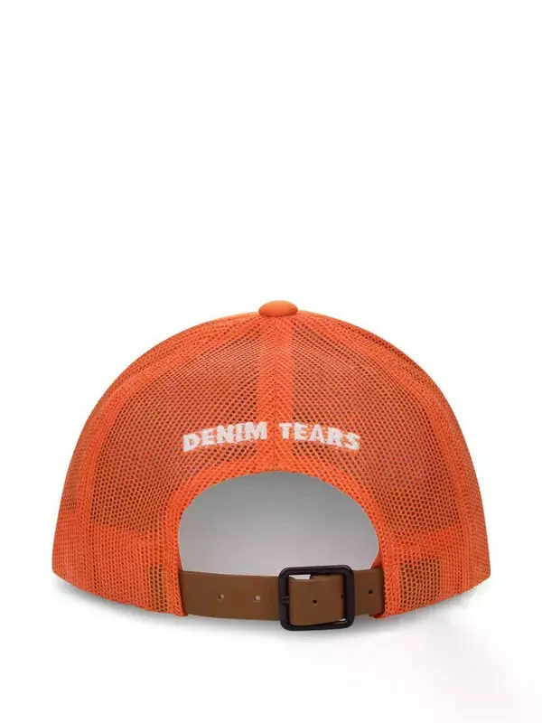 DENIM TEARS Black Madonna Trucker Hat