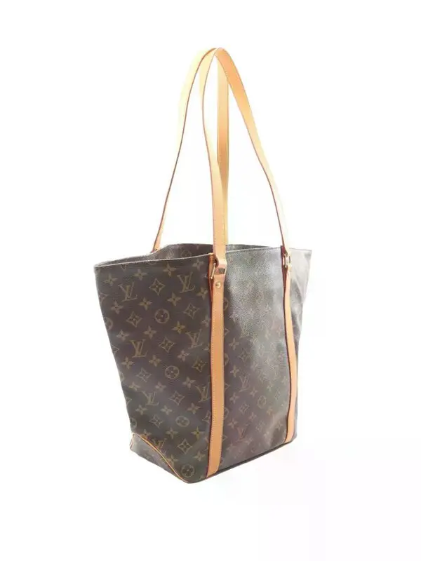 LOUIS VUITTON 2001 Monogram Sac Shopping Tote Bag