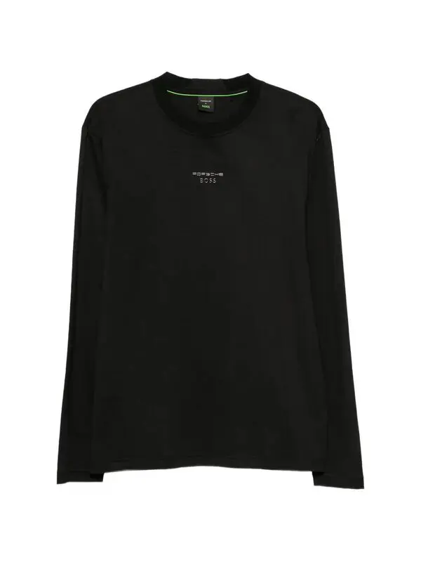 BOSS X Porsche Logo-plaque Long-sleeve Sweatshirt