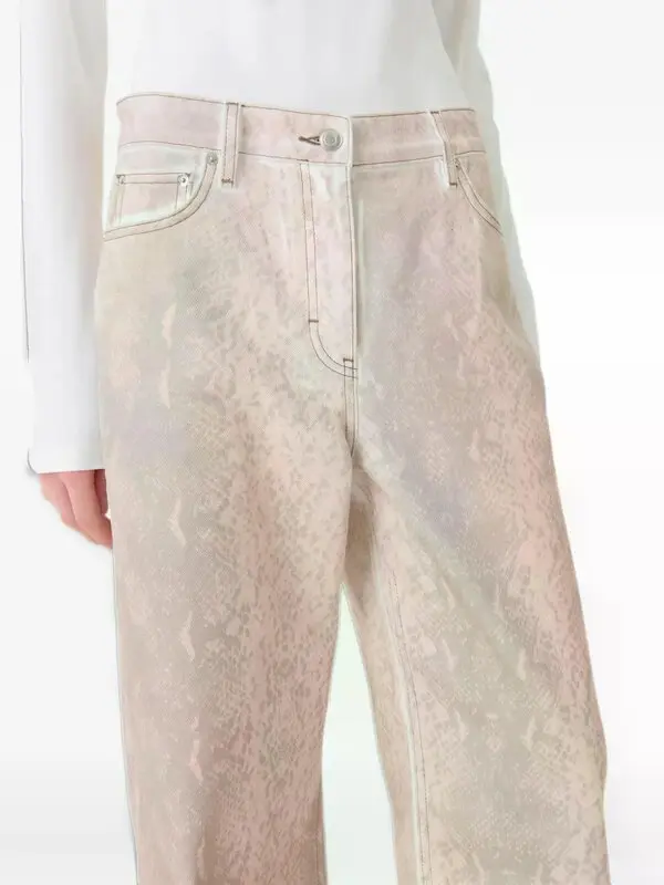 IRO PARIS Mamba Python-print Jeans