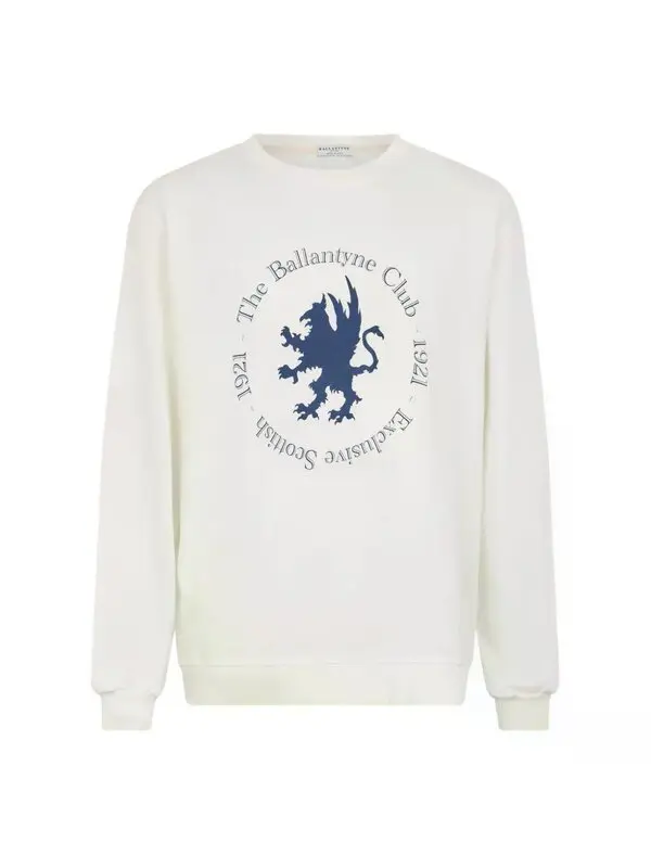 BALLANTYNE Logo-print Cotton Sweater
