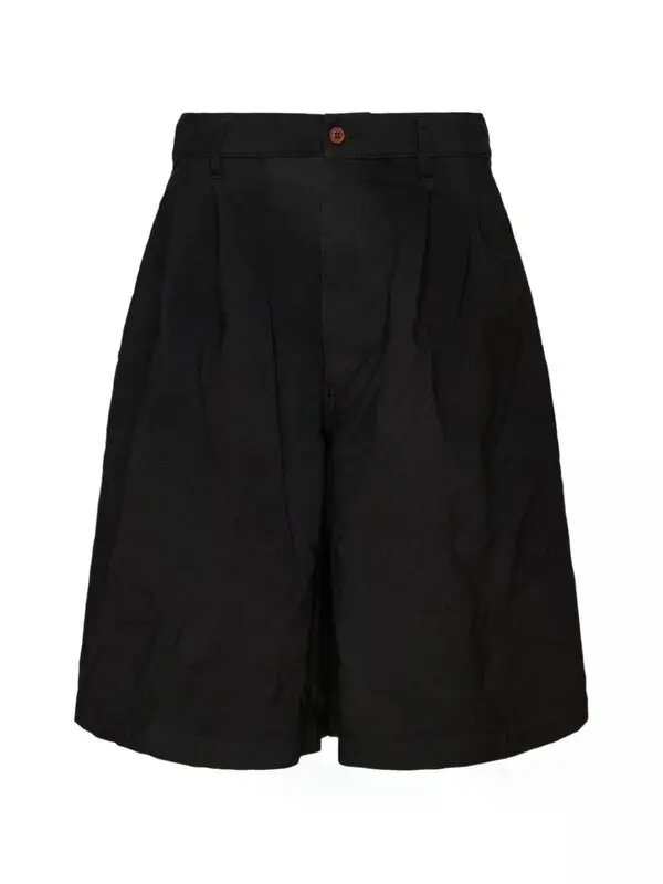 Comme Des Garçons Pleated Knee-length Shorts