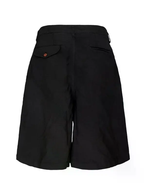 Comme Des Garçons Pleated Knee-length Shorts