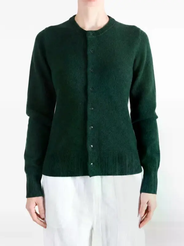 Extreme Cashmere Button-up Knitted Cardigan