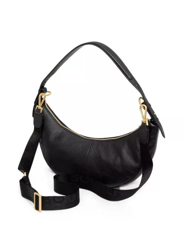 Bogner Wallis Kyla Grained-leather Crescent Shoulder Bag