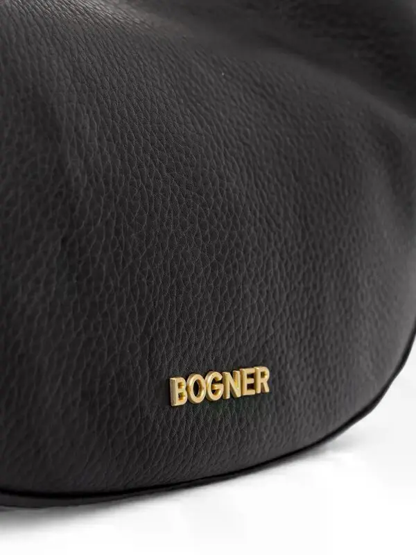 Bogner Wallis Kyla Grained-leather Crescent Shoulder Bag