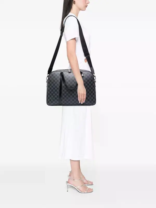 LOUIS VUITTON 2008 Damier Graphite Jorn Travel Bag