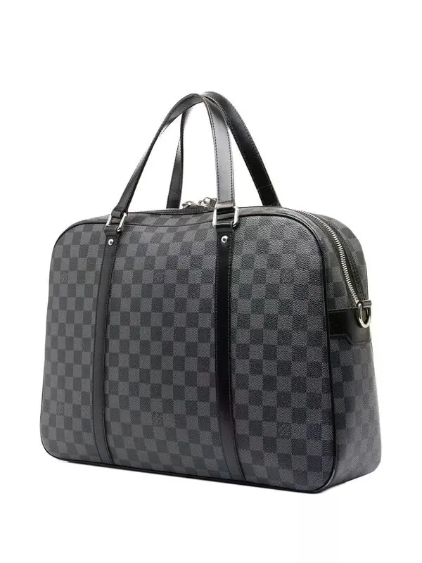 LOUIS VUITTON 2008 Damier Graphite Jorn Travel Bag