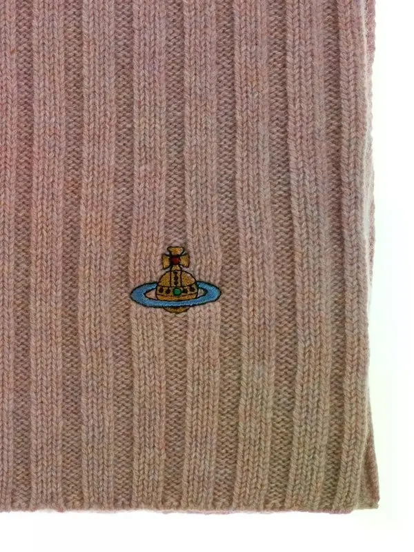 VIVIENNE WESTWOOD Ribbed Cashmere Scarf