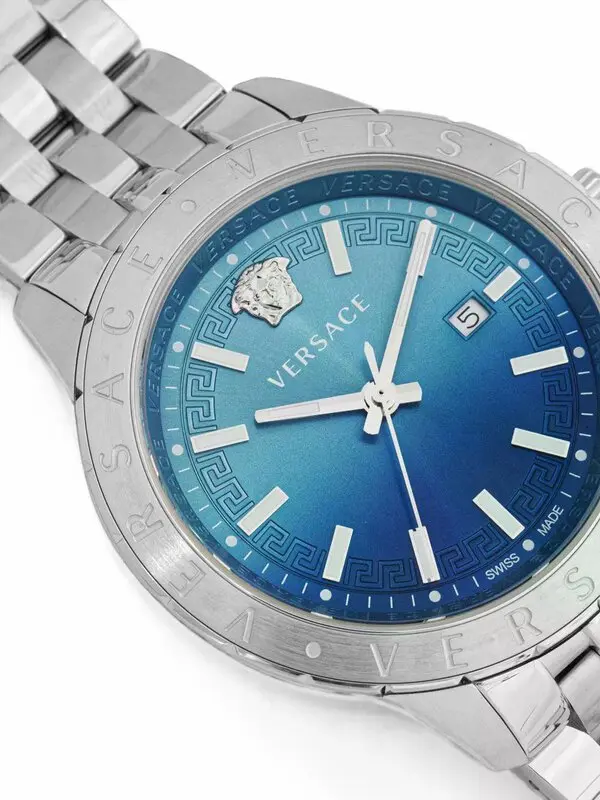Versace Greca-pattern Link-bracelet 43mm Watch