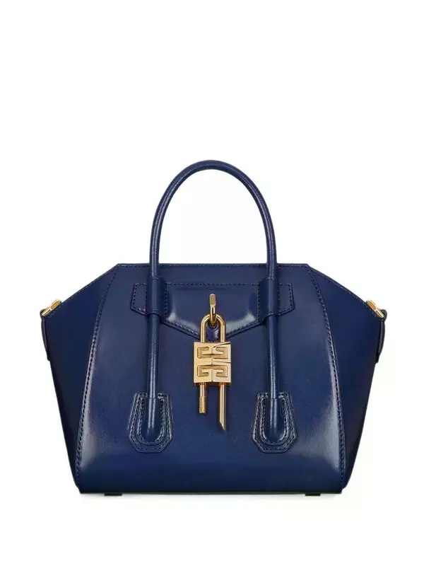 Givenchy Mini Antigona Lock Bag In Box Leather