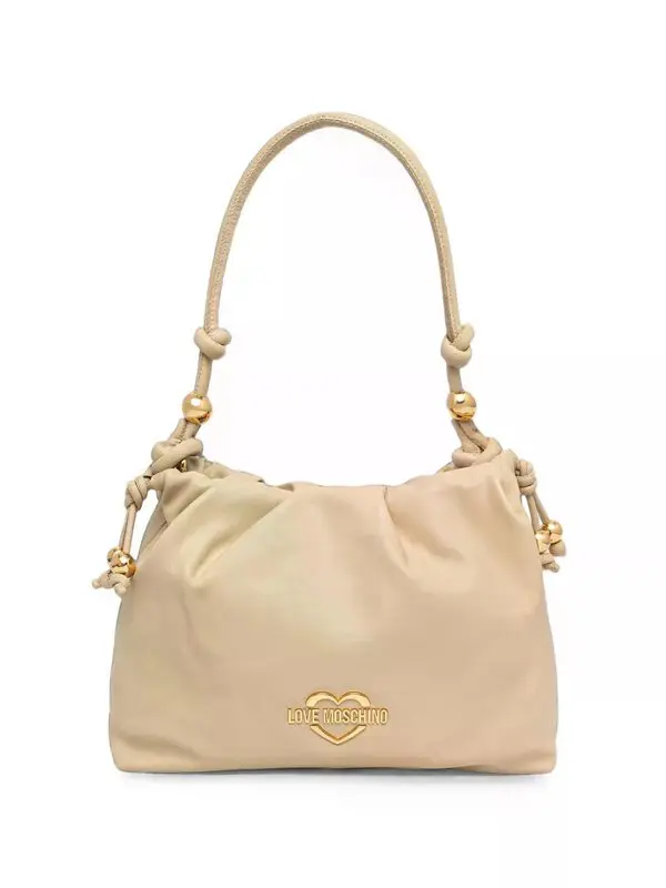Moschino Heart-plaque Knotted Tote Bag