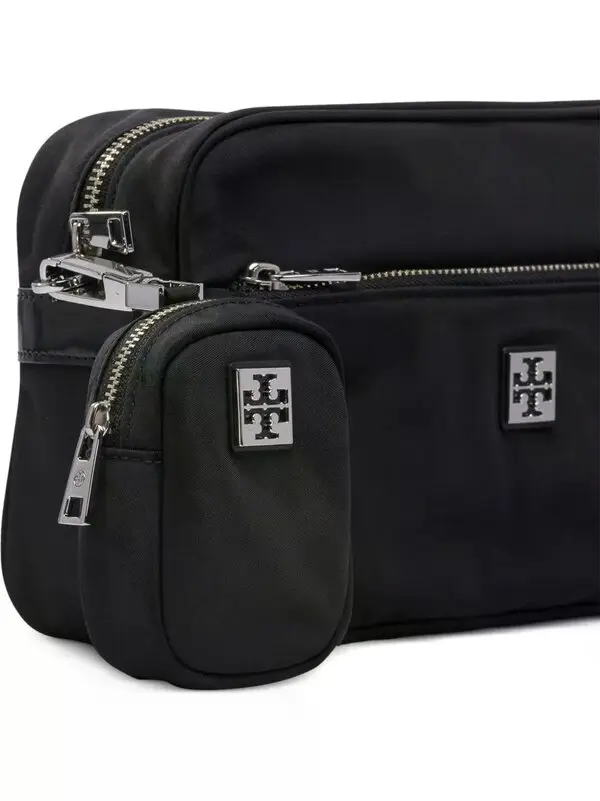 Tory Burch Virginia Zip-up Shoulder Bag - Black