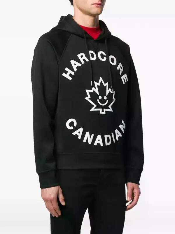 Dsquared2 Logo-print Raglan-sleeve Hoodie