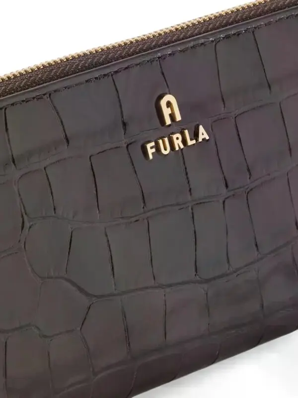 Furla Camelia Full Round Zip L - Brown