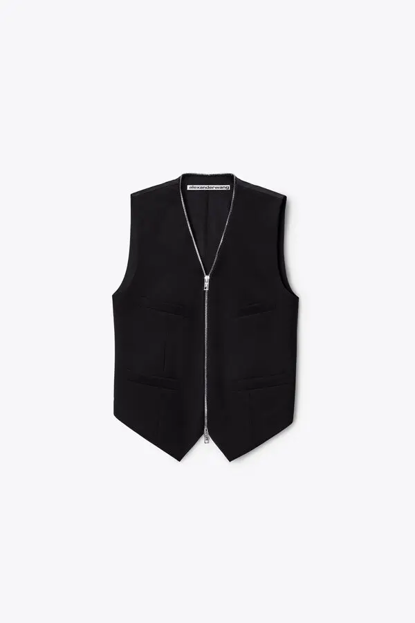 Alexander Wang Zipper Tailored Vest