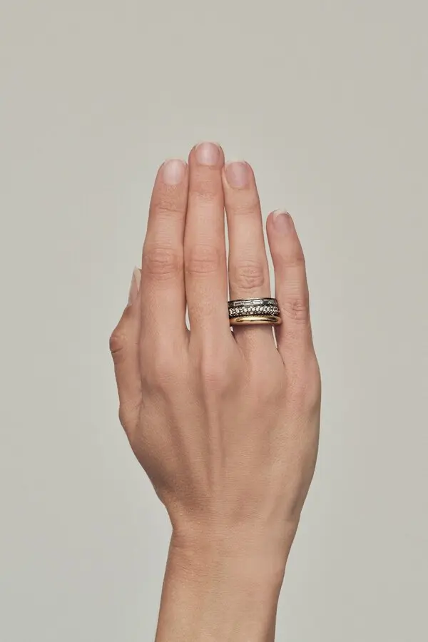 BY PARIAH Prism Ring Stack | Aquamarine
