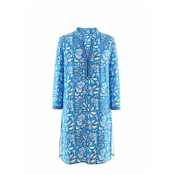 KAMINEE Cotton Voile Kaftan Palm Springs