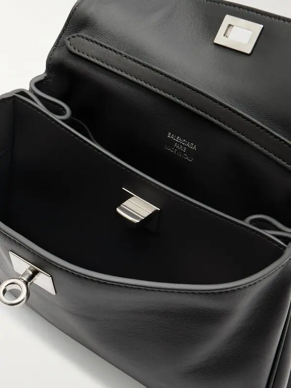 Balenciaga Rodeo Mini Leather Top-handle Bag - Gray