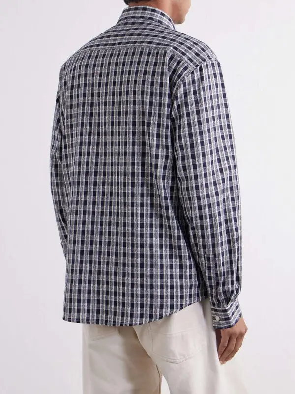 Nn07 Deon 50007 Checked Organic Cotton Shirt