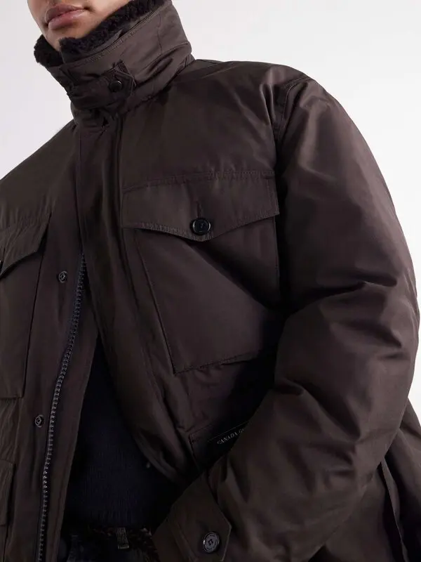 Canada Goose Scout Shearling-trimmed Shell Down Jacket