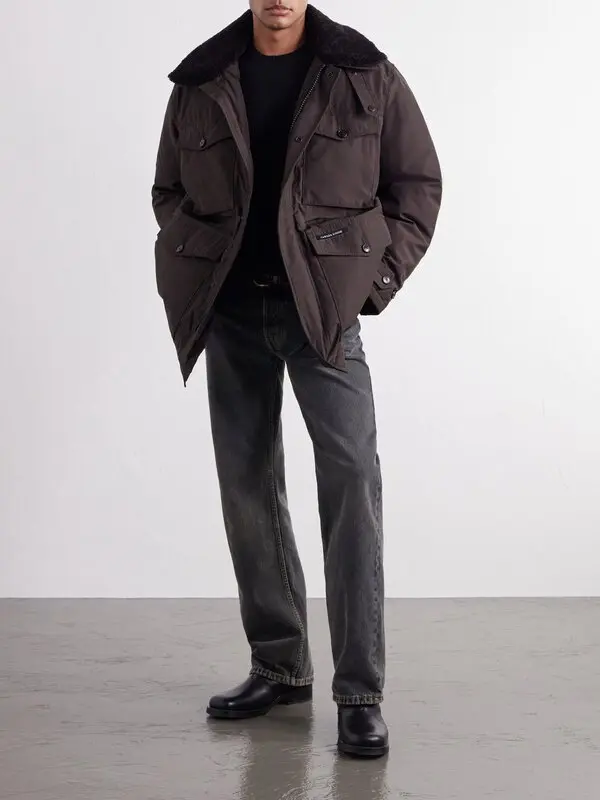 Canada Goose Scout Shearling-trimmed Shell Down Jacket