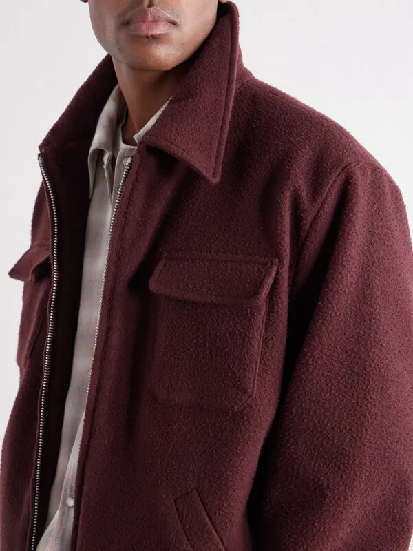 SECOND / LAYER Jefe Wool Blouson Jacket