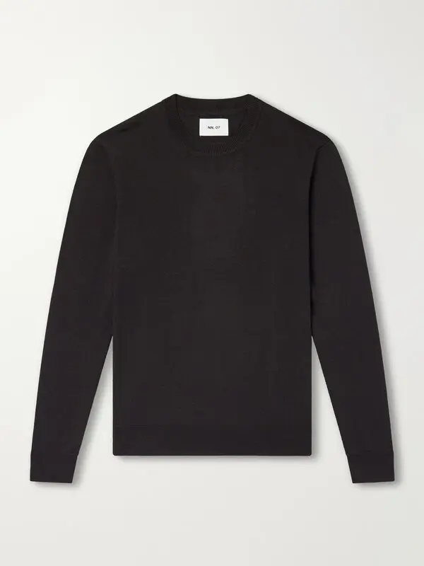 Nn07 Ted 6605 Wool Sweater - Brown
