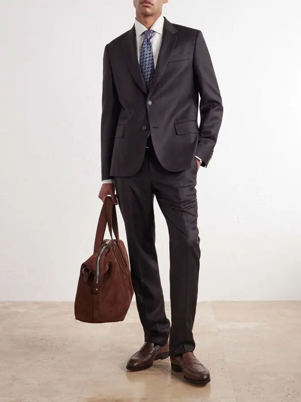 Paul Smith Wool And Cashmere-blend Flannel Suit Jacket