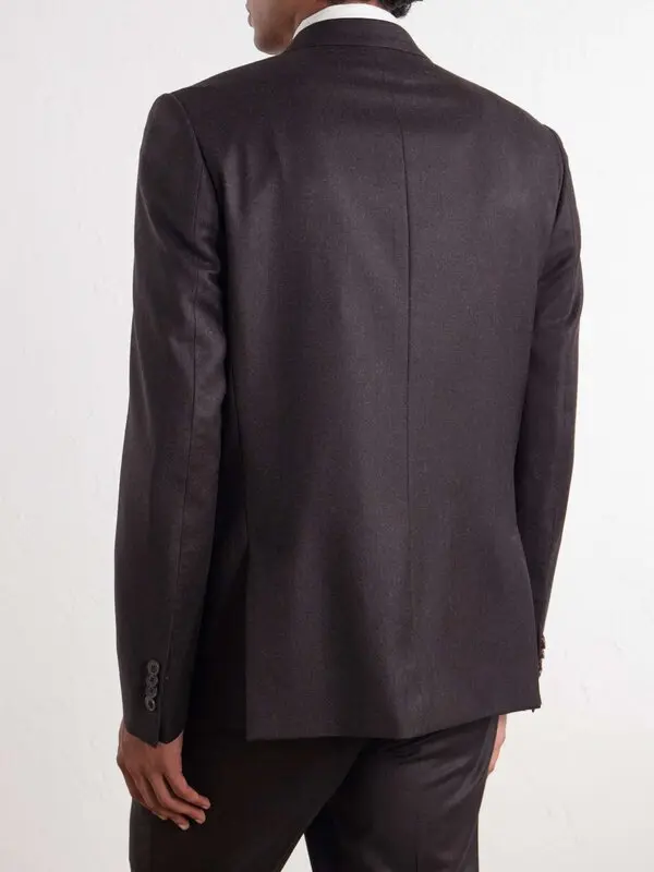 Paul Smith Wool And Cashmere-blend Flannel Suit Jacket