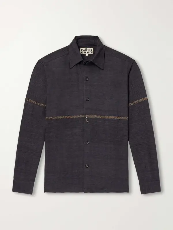 KARTIK RESEARCH Rabari Embroidered Cotton Shirt