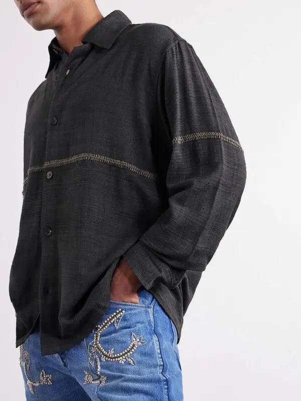KARTIK RESEARCH Rabari Embroidered Cotton Shirt