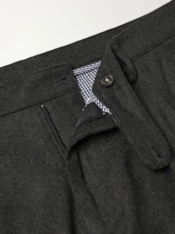 Massimo Alba Stan Straight-leg Pleated Virgin Wool Suit Trousers