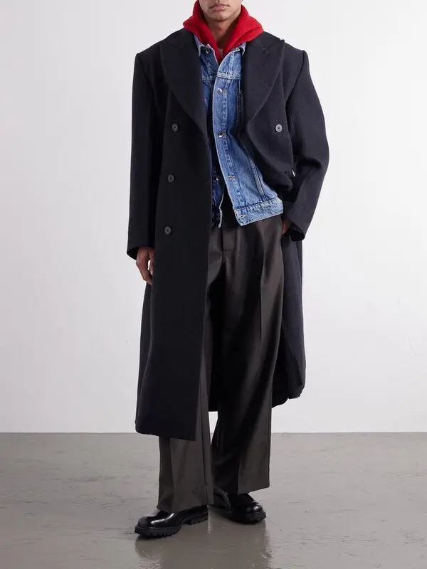 Jacquemus Le Manteau Tailleur Double-breasted Wool-blend Coat