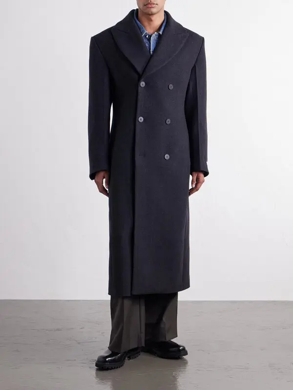 Jacquemus Le Manteau Tailleur Double-breasted Wool-blend Coat