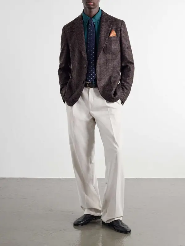 Paul Smith Wool-blend Prince Of Wales Blazer