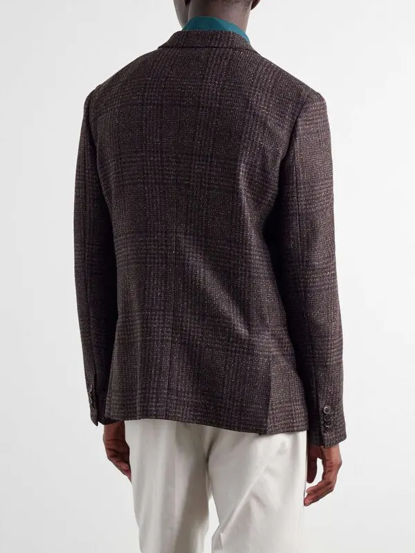 Paul Smith Wool-blend Prince Of Wales Blazer