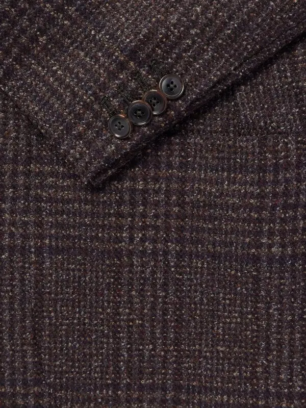 Paul Smith Prince Of Wales Checked Wool-blend Blazer