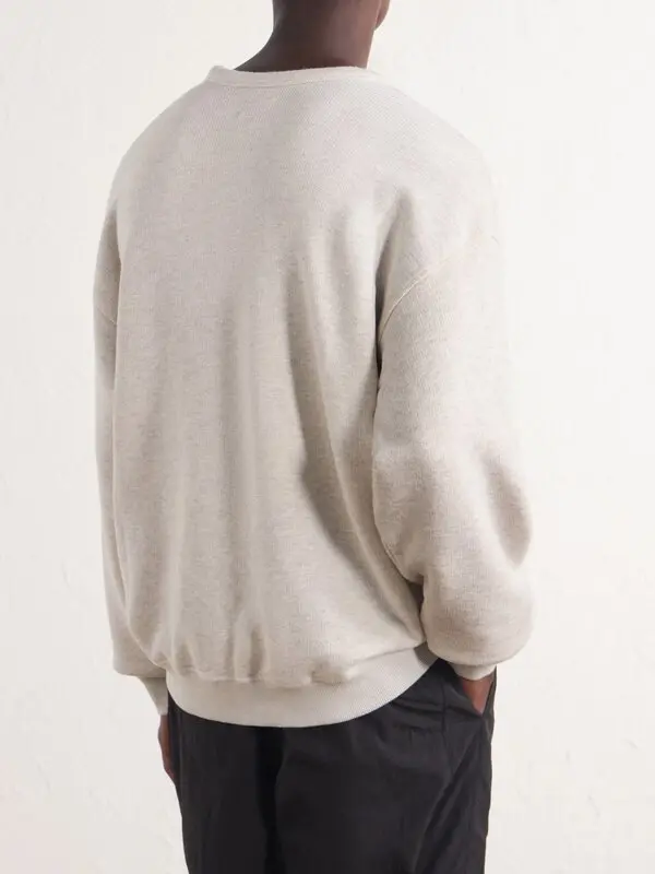 Aimé Leon Dore Marina Cotton-jersey Sweatshirt - Gray