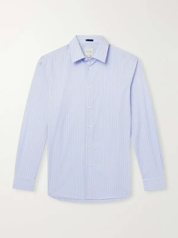 Paul Smith Striped Cotton-poplin Shirt