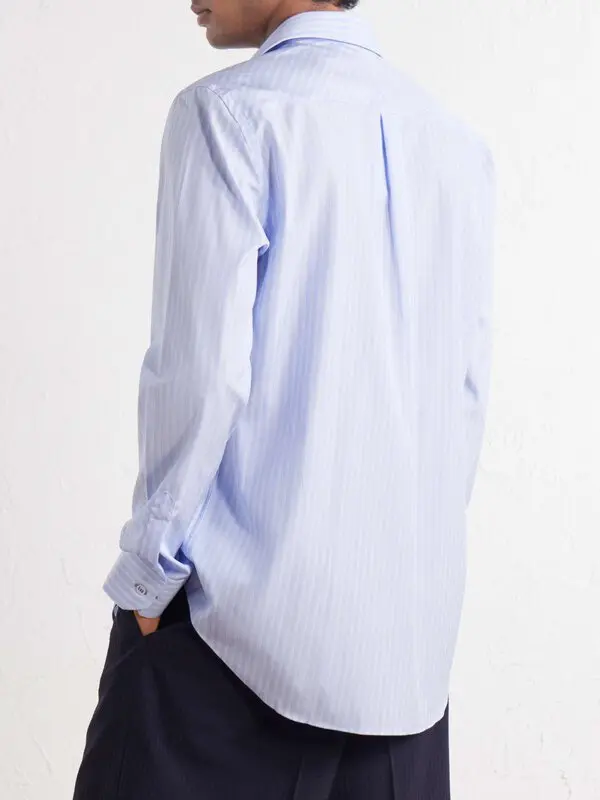 Paul Smith Striped Cotton-poplin Shirt