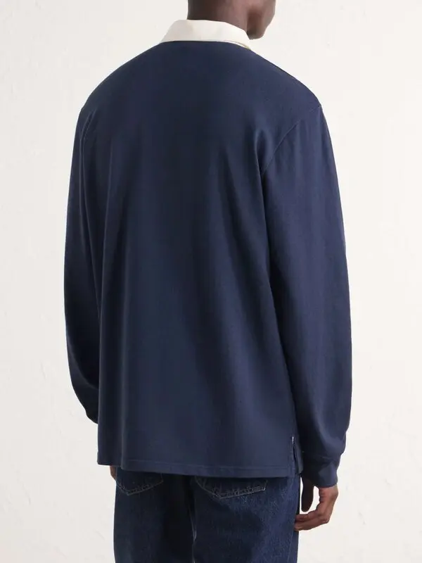 Aimé Leon Dore Cotton-jersey Polo Shirt - Navy