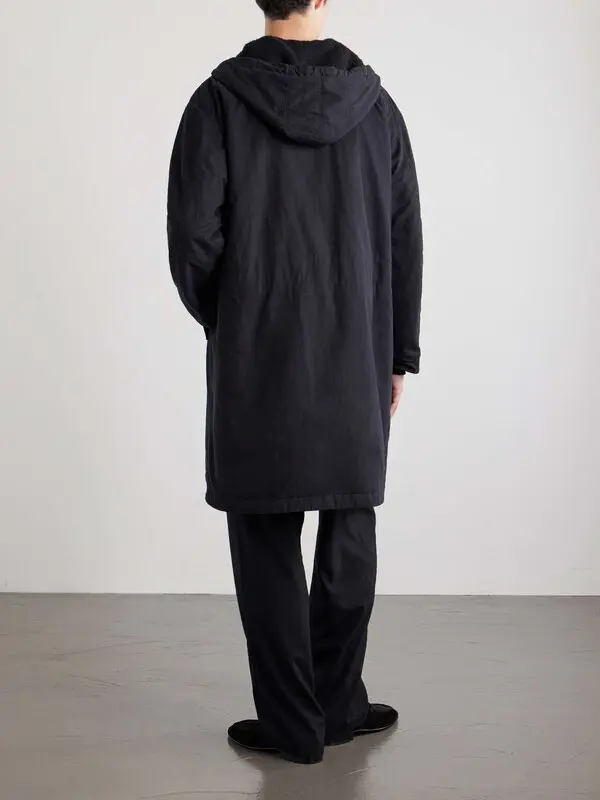 THE ROW Saori Cotton-blend Jacket - Black